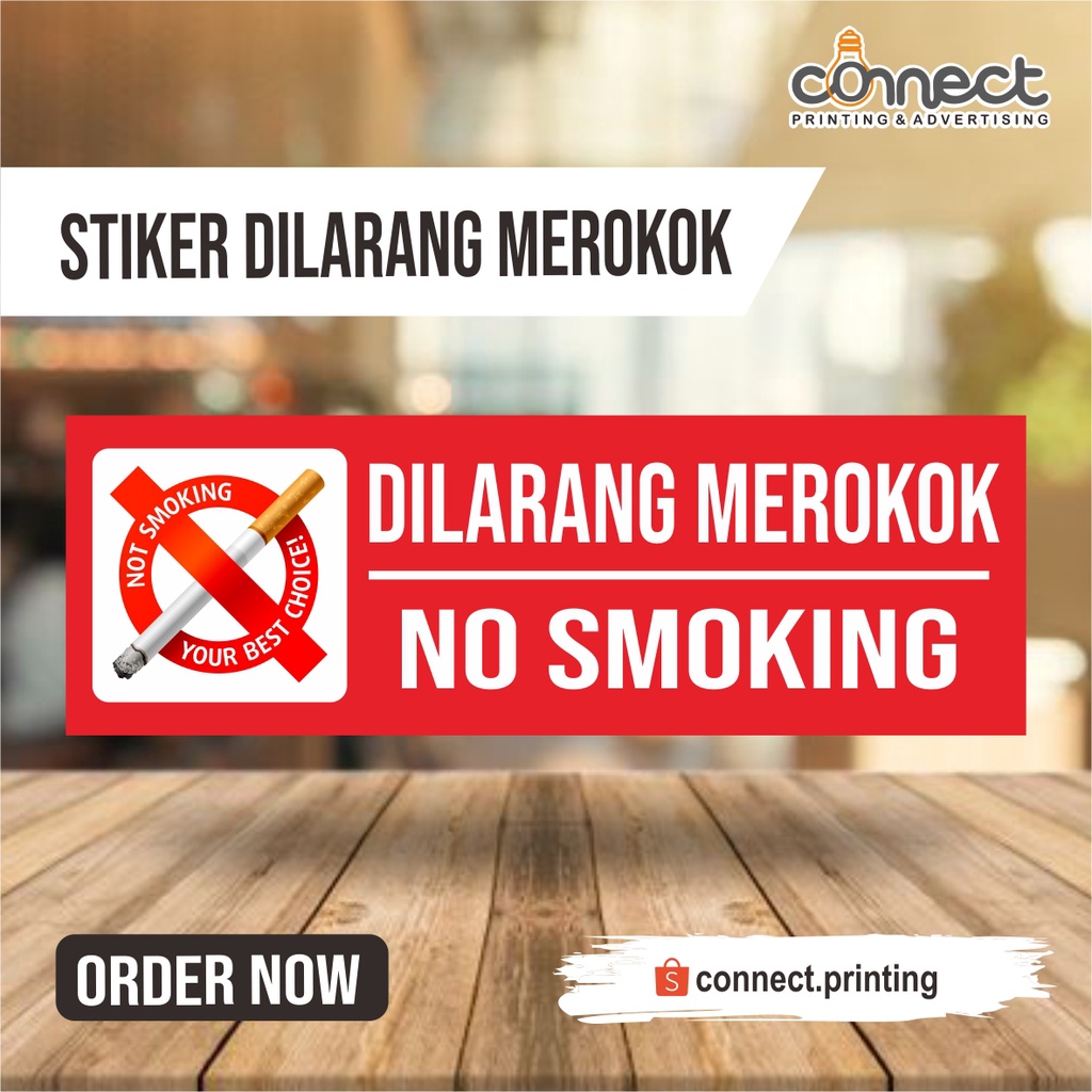 Jual Stiker Dilarang Merokok, Red stiker no smooking | Shopee Indonesia
