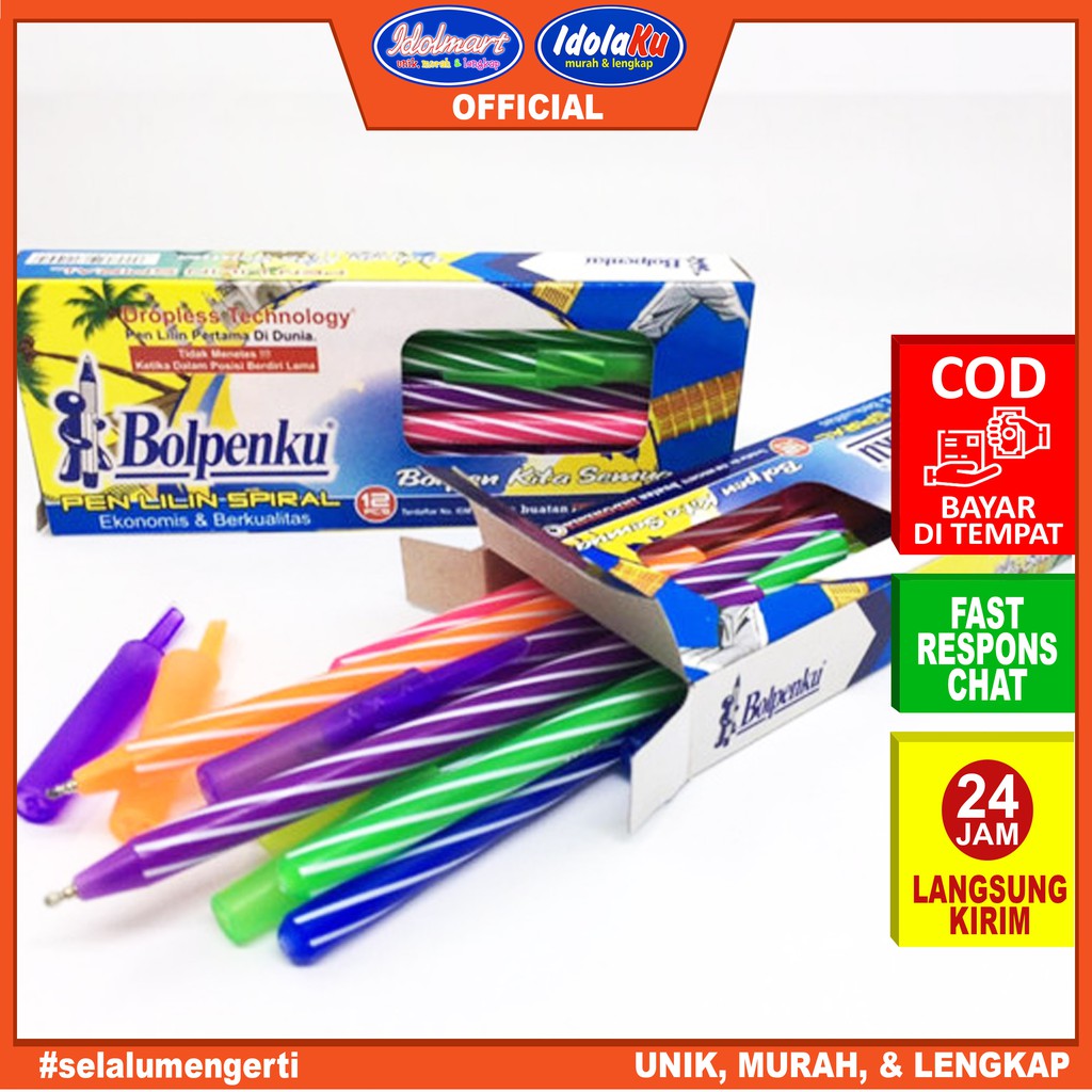 Jual IDOLMART Pen Lilin Bolpenku /Bolpoin/isi 12 pcs - Idolmart ...