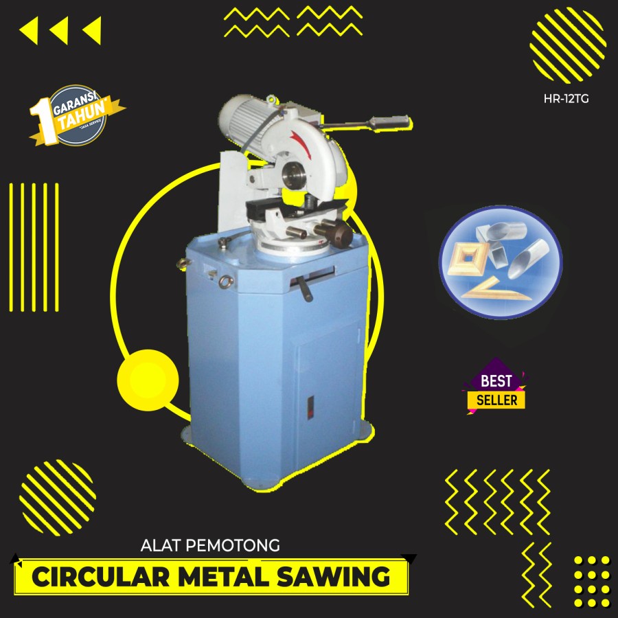 Jual Mesin Potong Pipa Besi Circular Metal Sawing 40W 300x32mm Importir ...