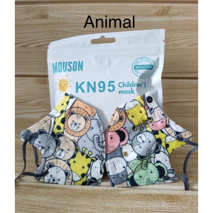 Jual Masker Anak KN95 Mouson 5D 5 Ply | Masker KN 95 Anak Mouson 5D ...