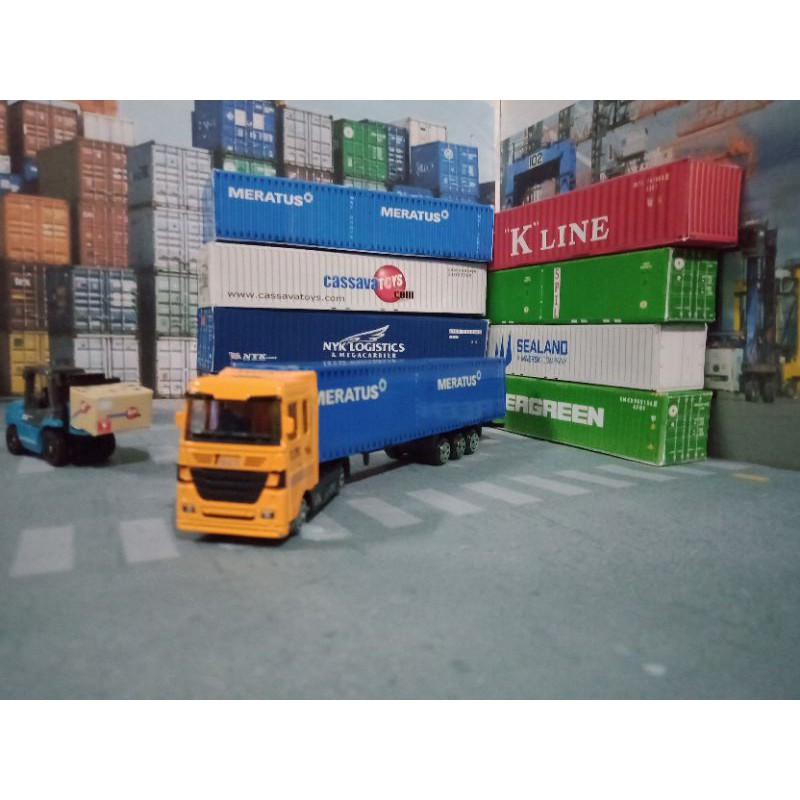 Jual Diecast Truck Container Meratus Miniatur truk | Shopee Indonesia