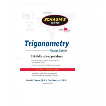 Jual Schaum's Outline of Trigonometry : 618 Solved Problems by Robert ...
