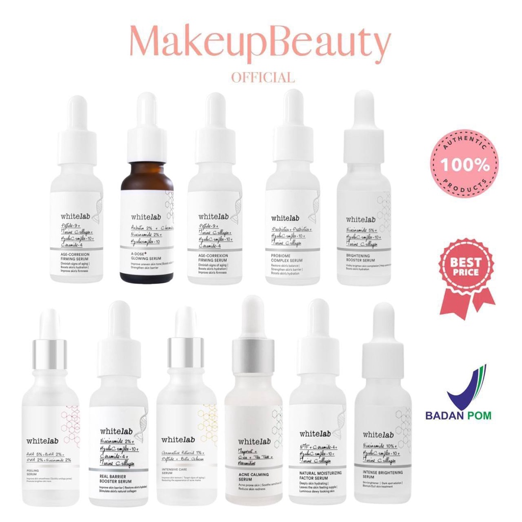 Jual WHITELAB Serum Series - Peeling | Acne Calming | Intensive Care ...