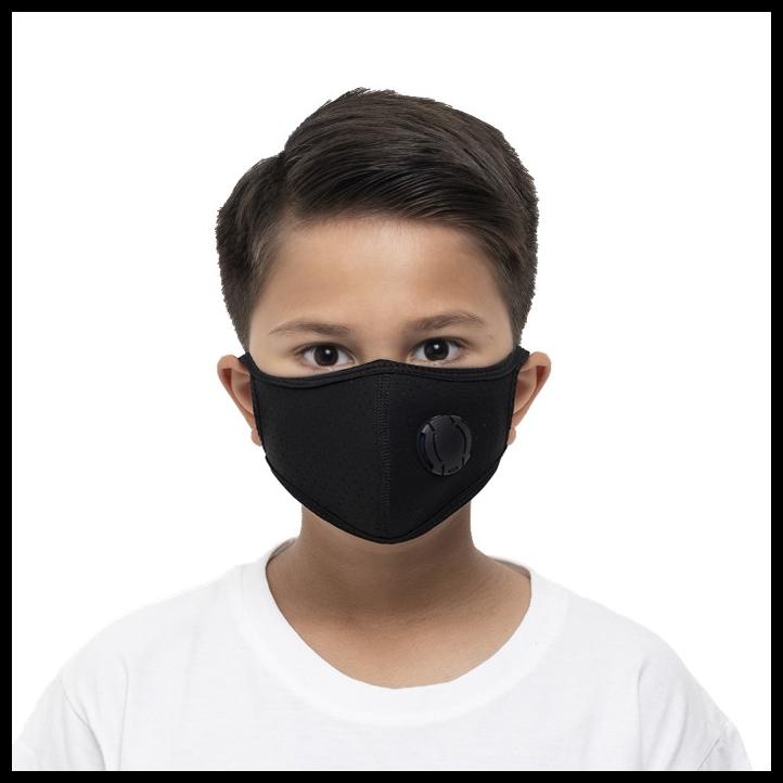 Jual Zulu Sports Mask N95 Kids (Black) | Shopee Indonesia
