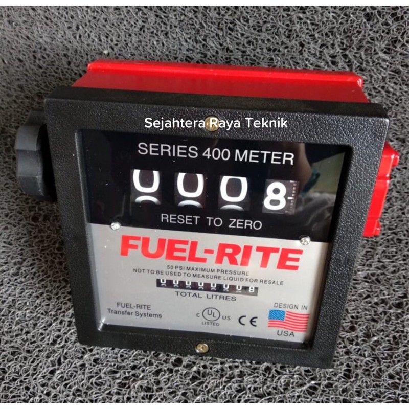 Jual METERAN SOLAR FLOW METER 4digit 1.5inc FUEL - RITE | Shopee Indonesia