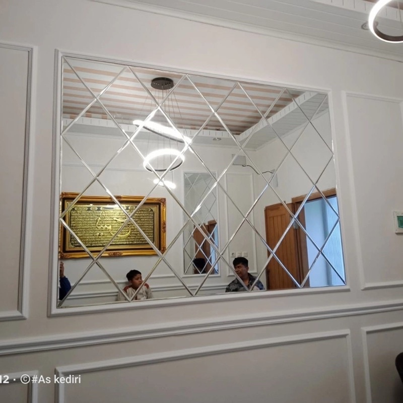 Jual Paket Set Kaca Moulding Modern 140CM X 84CM dan 140CM X 56CM ...