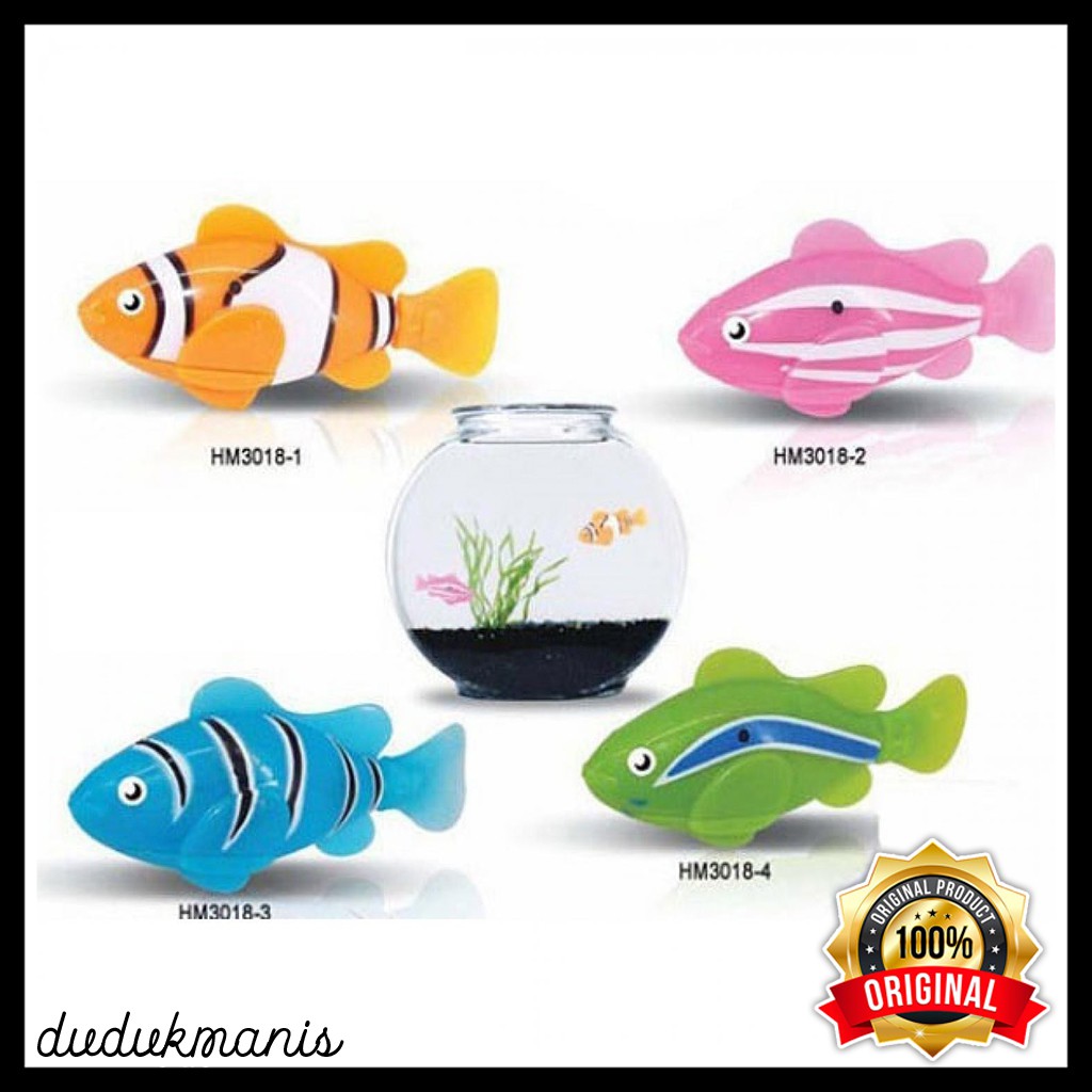 Jual Mainan Ikan Anak Electric Water Swim Fish Toy Hiasan Aquarium MAI ...