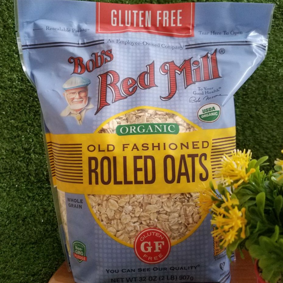 Jual Bob's Red Mill Organic Old Fashioned Rolled Oats 907g | Shopee ...