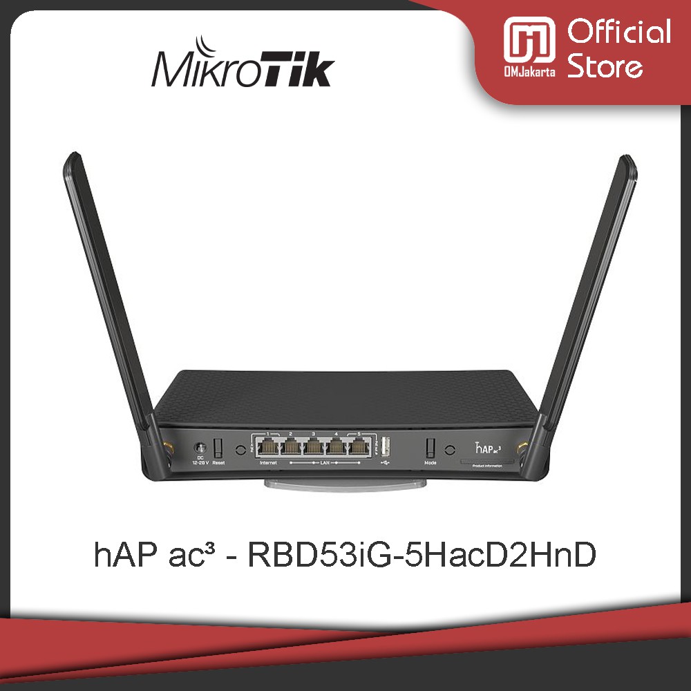 Jual Mikrotik Router Wireless RBD53iG-5HacD2HnD (hAP-AC3) | Shopee ...