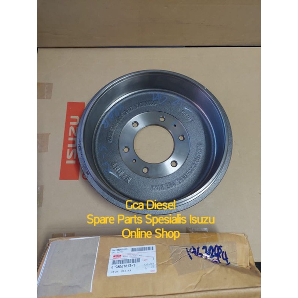 Jual Tromol brake drum dmax 4JK 4JK1 2500 cc Asli | Shopee Indonesia