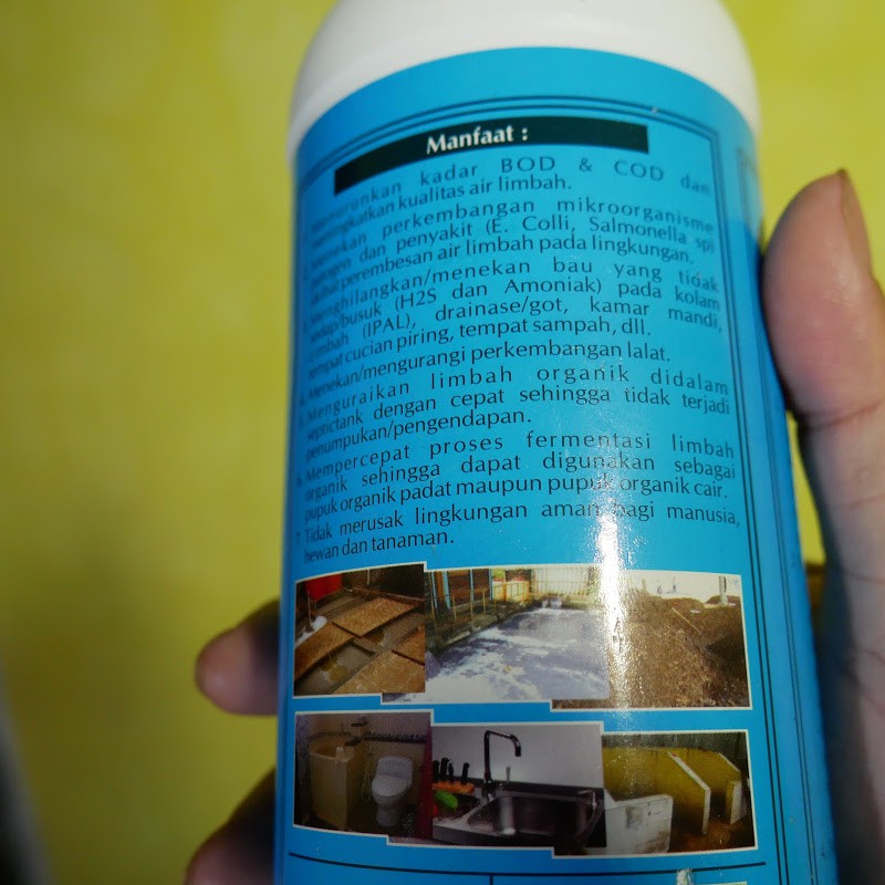 Jual Bakteri Baik EM4 1 Liter Pengolah Limbah dan Toilet Septic Tank ...