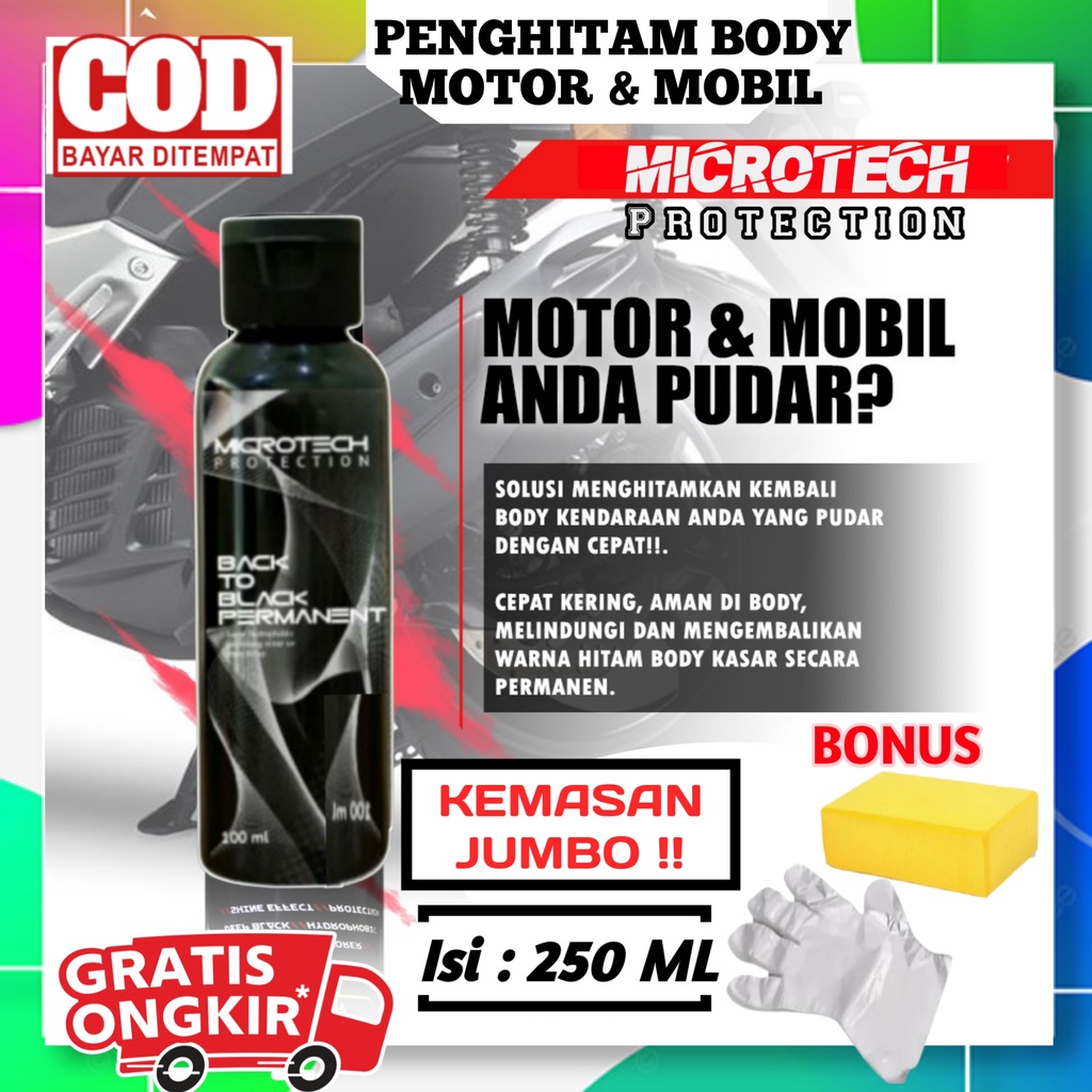 Jual Penghitam/Body Motor/Kasar/Permanen/Magic/Back To Black/Trim ...