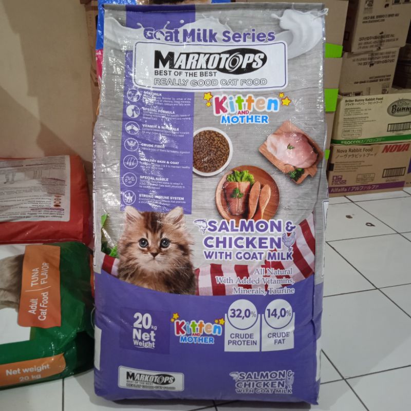 Jual Makanan Kucing Markotop Kitten & Mother Baby 20kg 20 kg Markotops ...
