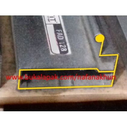 Jual FAD 128 ANODIZE DOFF Frame HANDLE Aluminium | Shopee Indonesia