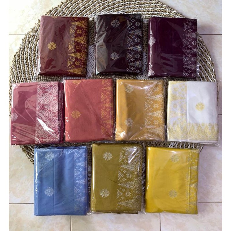 Jual songket tenun bunga tabur malaysia | Shopee Indonesia