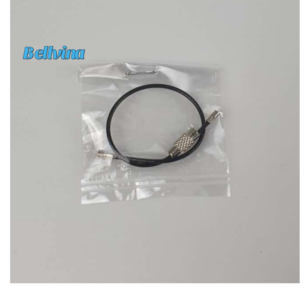 Jual Tali Besi Carabiner Metal Stainless Steel Wire Rope Hitam | Shopee ...