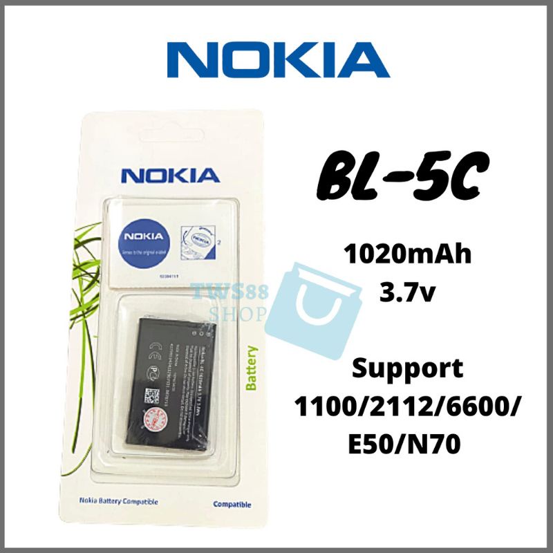 Jual baterai batere batteray Nokia BL-5C original | Shopee Indonesia