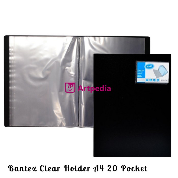 Jual Jual Bantex Clear Holder A4 20 Pocket Clear Holder A4 Bantex ...