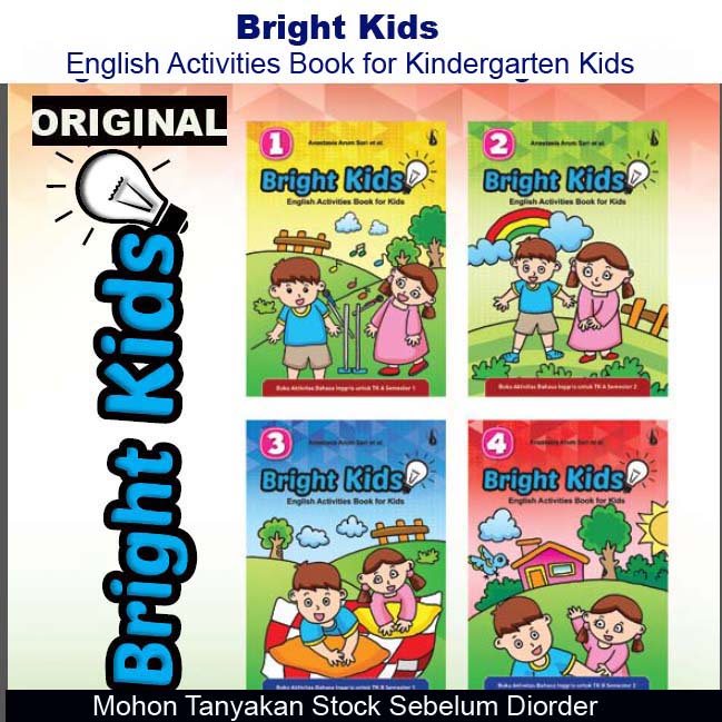Jual BRIGHT KIDS - English Activities Book for Kindergarten Kids - Buku ...