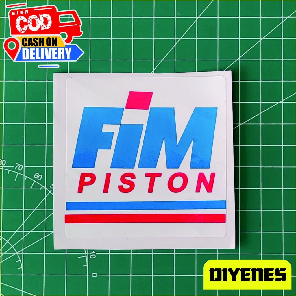 Jual Sticker Cutting FIM Piston, Sticker Cutting Menyala | Shopee Indonesia