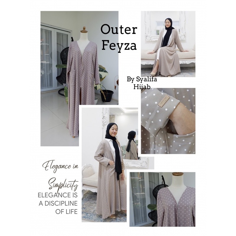 Jual Syalifa Hijab - Outer Feyza | Shopee Indonesia