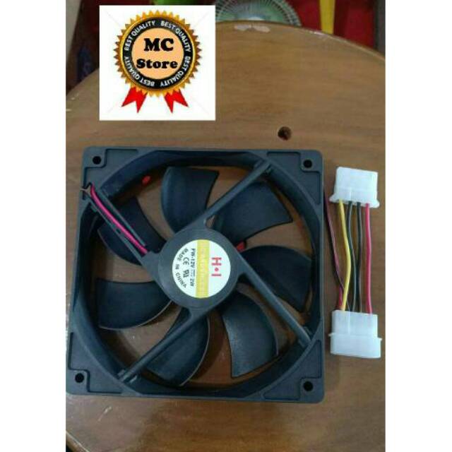 Jual Kipas Fan Casing Case PC 12cm 12 cm Hitam | Shopee Indonesia