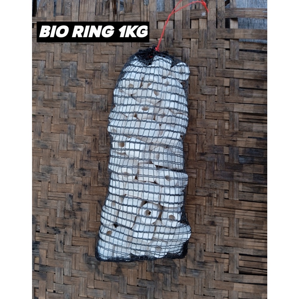 Jual Bioring bio ring 1kg kemasan waring jaring filter aquarium dan ...