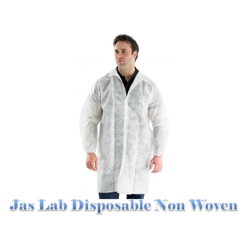 Jual Jas Laboratorium sekali pakai lengan panjang /Jaslab Disposable ...