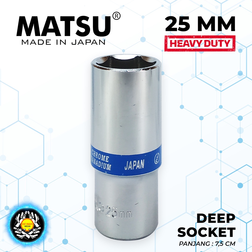 Jual MATA KUNCI DEEP SOK 25 MM SHOCK PANJANG MATSU ASLI JEPANG KUALITAS ...