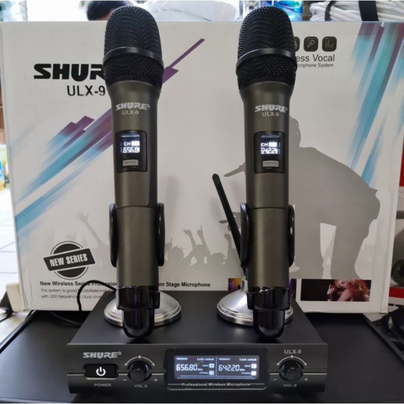 Jual Mic Wireless Shure ULX 9 ( Handheld ) | Shopee Indonesia