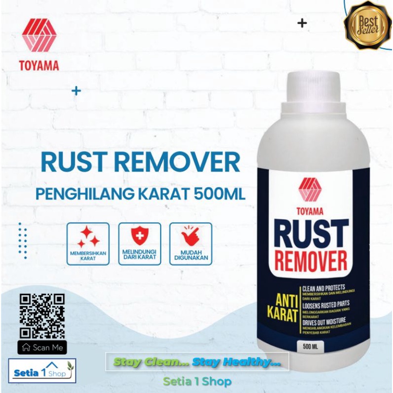 Jual Cairan Pembersih Karat 500 ml Rust Remover Anti Karat Pada Logam | Shopee Indonesia