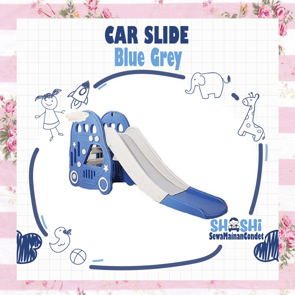Jual Sewa Car Slide Blue Grey | Shopee Indonesia