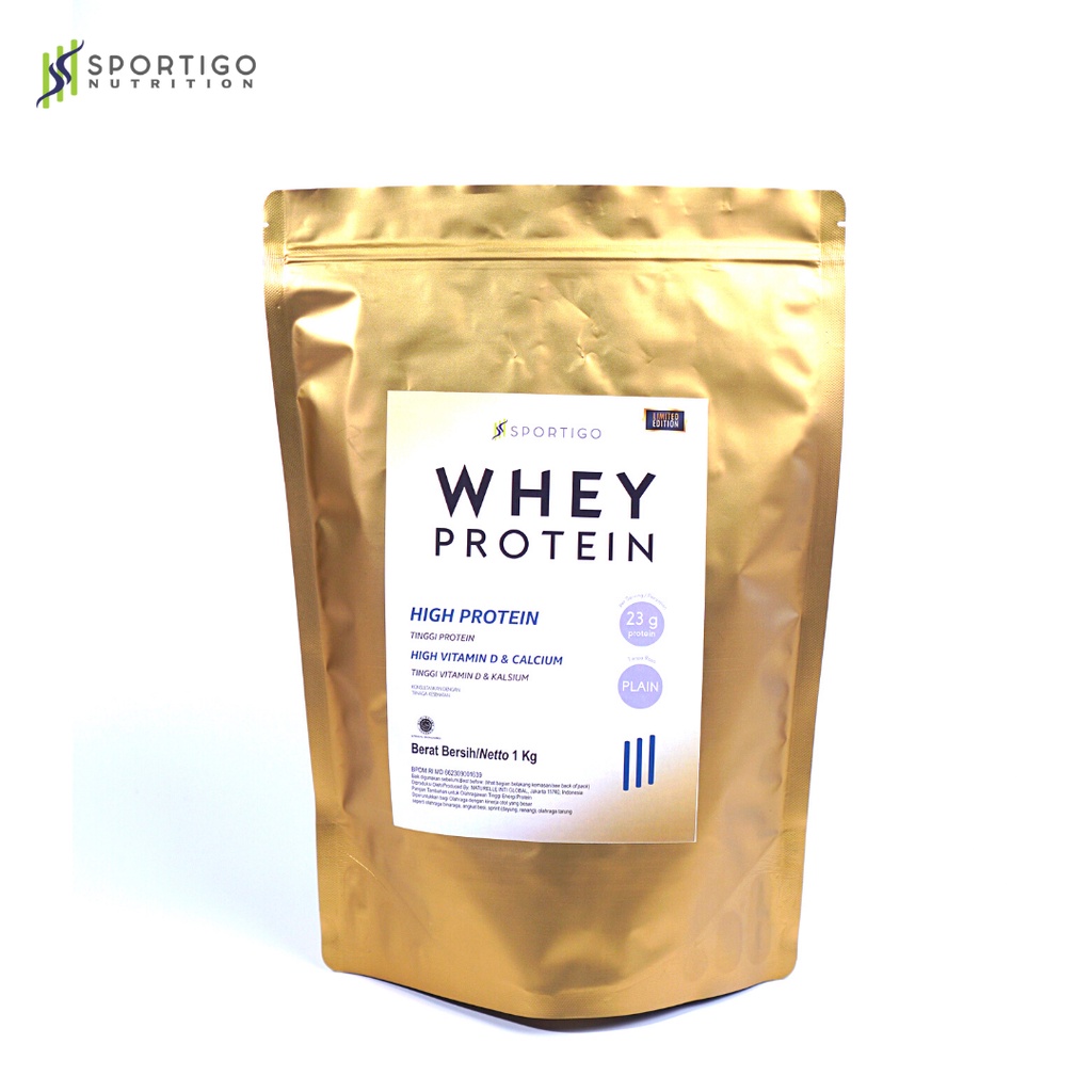 Jual Sportigo Susu Whey Protein Isolate Concentrate Pure - 1000g ...