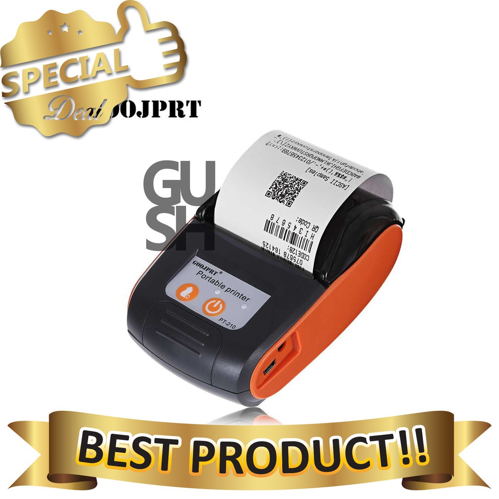 Jual GOOJPRT POS Bluetooth Thermal Receipt Printer 58mm JP-PT210 - Printer Bluetooth Thermal ...