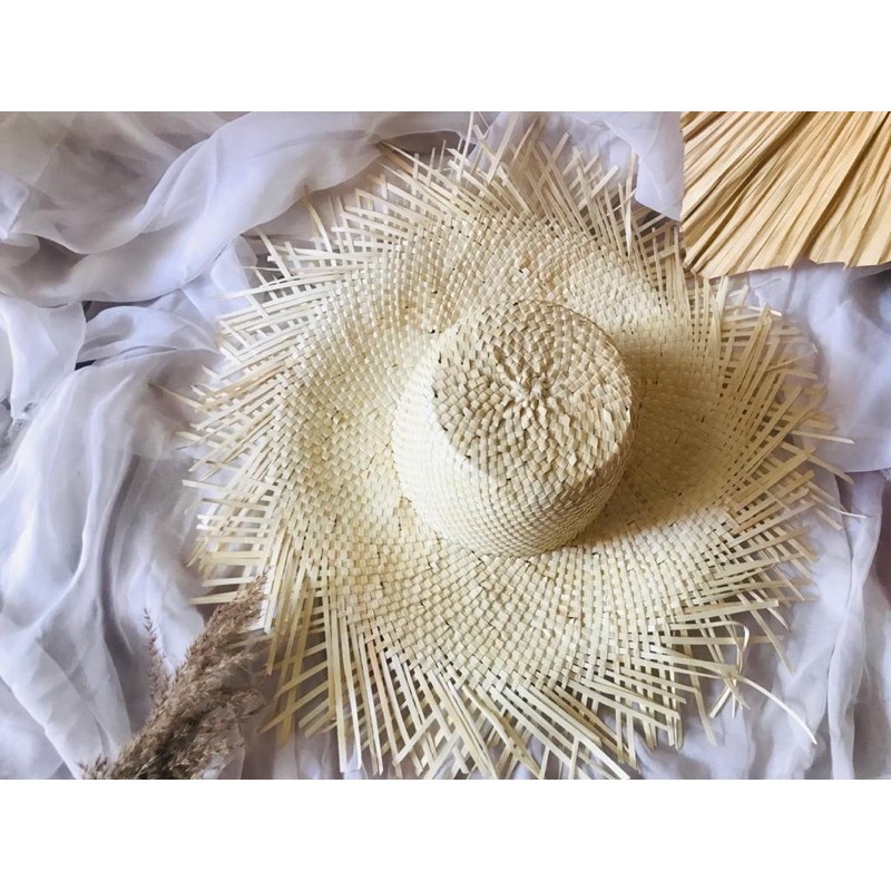 Jual Topi jerami handmade bali / topi pantai / fyp tiktok | Shopee ...