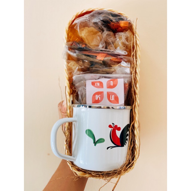 Jual Paket Promo (Hampers wedang rempah/uwuh dengan mug ayam jago ...