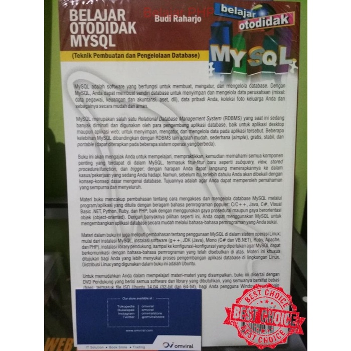 Jual database-buku- belajar otodidak mysql (teknik pembuatan dan ... Jual database-buku- belajar otodidak mysql (teknik pembuatan dan ...