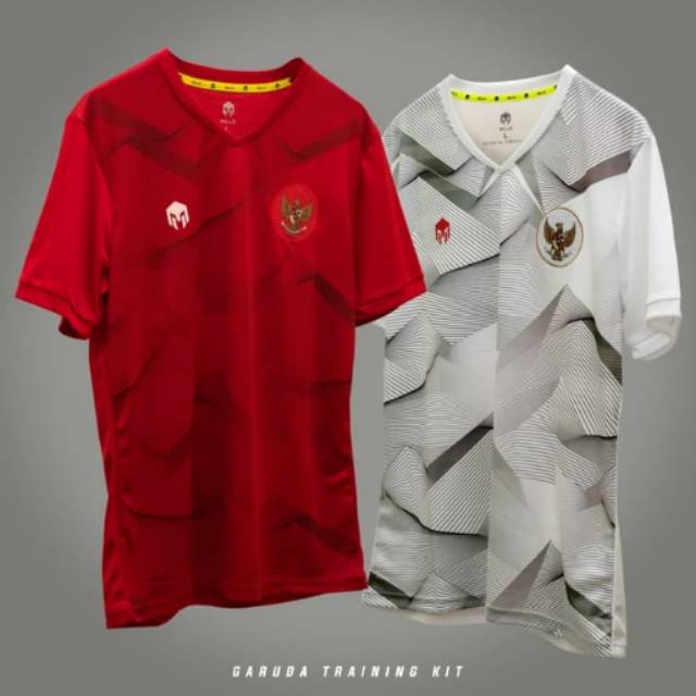 Jual MILLS Jersey Latihan Training Timnas Indonesia 1013GR (Red & White ...
