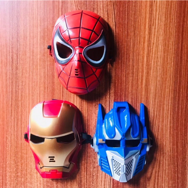 Jual Mainan Topeng Ironman - Minion - Spiderman - Ben10 - Hulk - Buzz ...