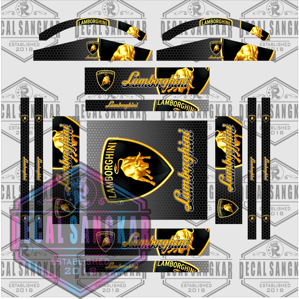 Jual stiker sangkar lambo | Shopee Indonesia
