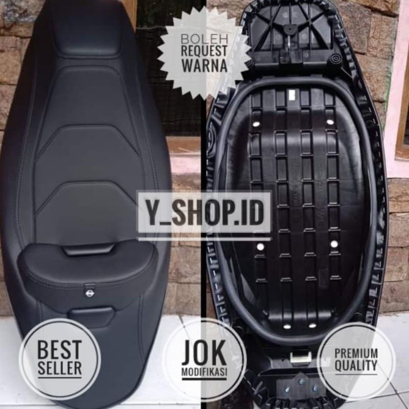 Jual Sarung Kulit Jok Modifikasi Yamaha Nmax New 2020 2023 2024 Modif ...