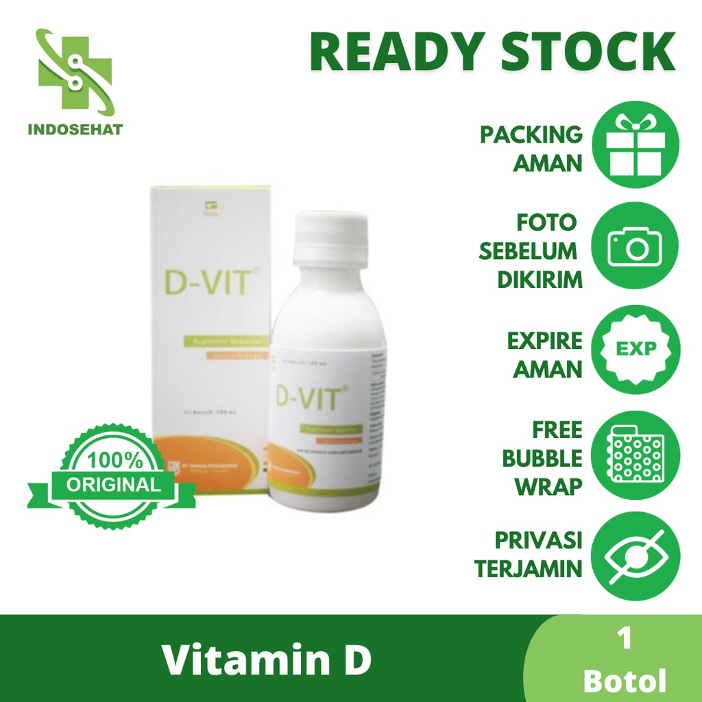 Jual D-Vit Sirup 100ml | Shopee Indonesia