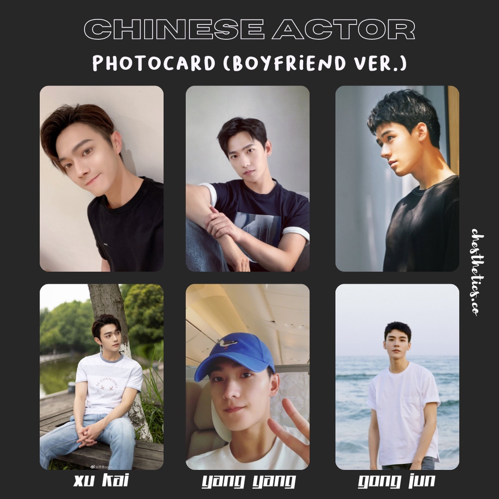 Jual Aktor China Actor Boyfriend Ver. Photocard (Xu Kai, Yang Yang ...