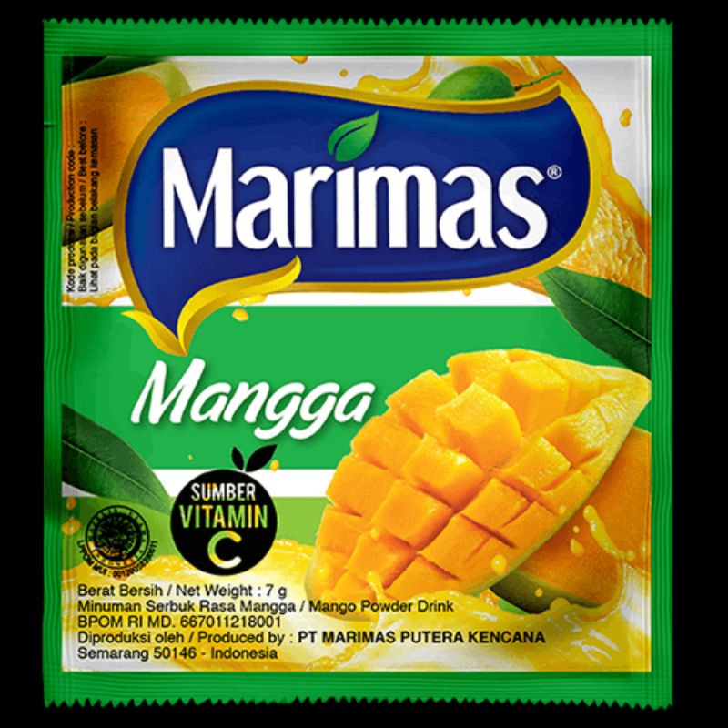 Jual Marimas minuman rasa buah enak 1 Renceng isi 10 sachet | Shopee ...