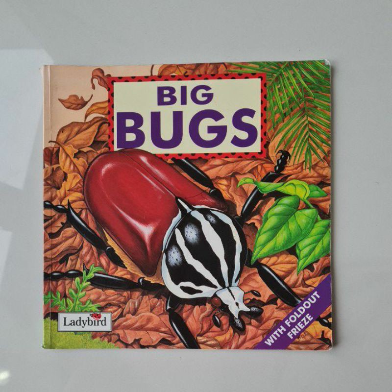 Jual Buku pengetahuan Anak BIG BUGS terbitan Ladybird serangga preloved ...