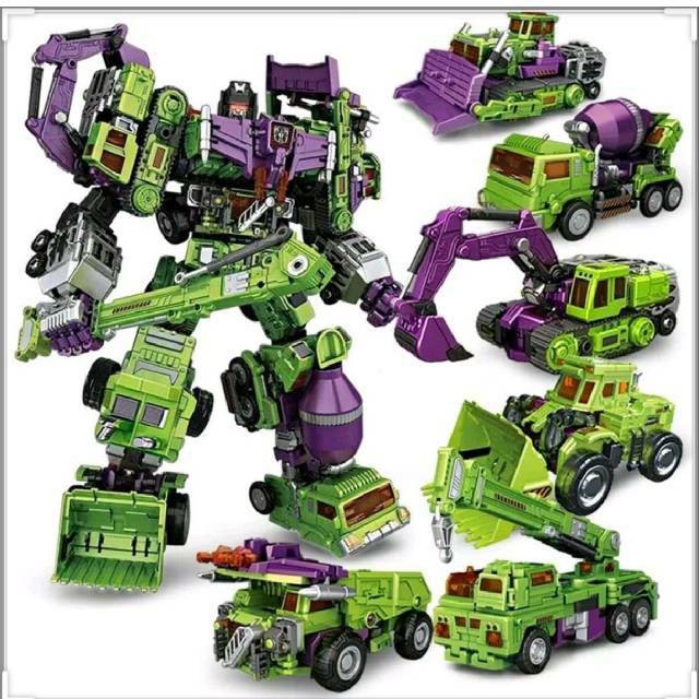 Jual ORIGINAL Robot 6 in 1 NBK DEVASTATOR TRANSFORMERS ACTION FIGURE ...
