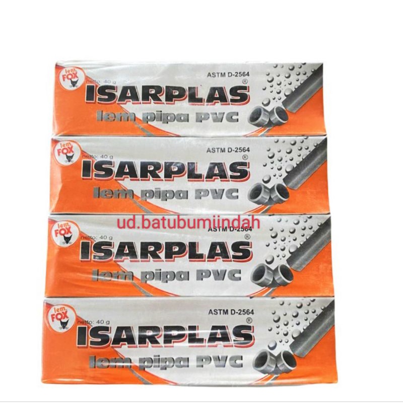 Jual ASLI 100% Lem Pipa PVC Merk Isarplas / Lem Paralon 40gram | Shopee ...