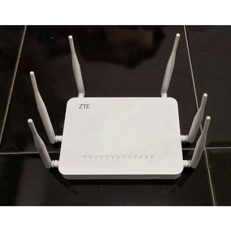 Jual ZTE Premium F670 Dual Band 6 Antena ONT Modem Router | Shopee ...