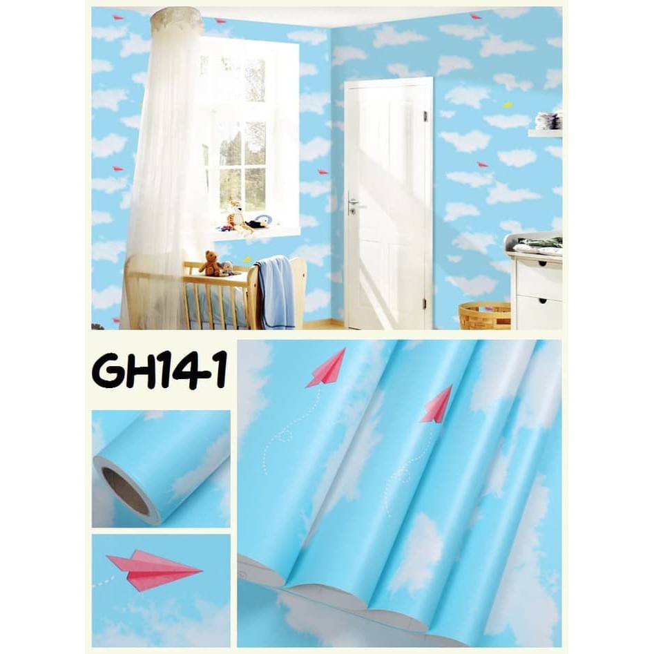 Jual Wallpaper Dinding Wallstiker Aestetic Stiker dinding kamar tidur ...