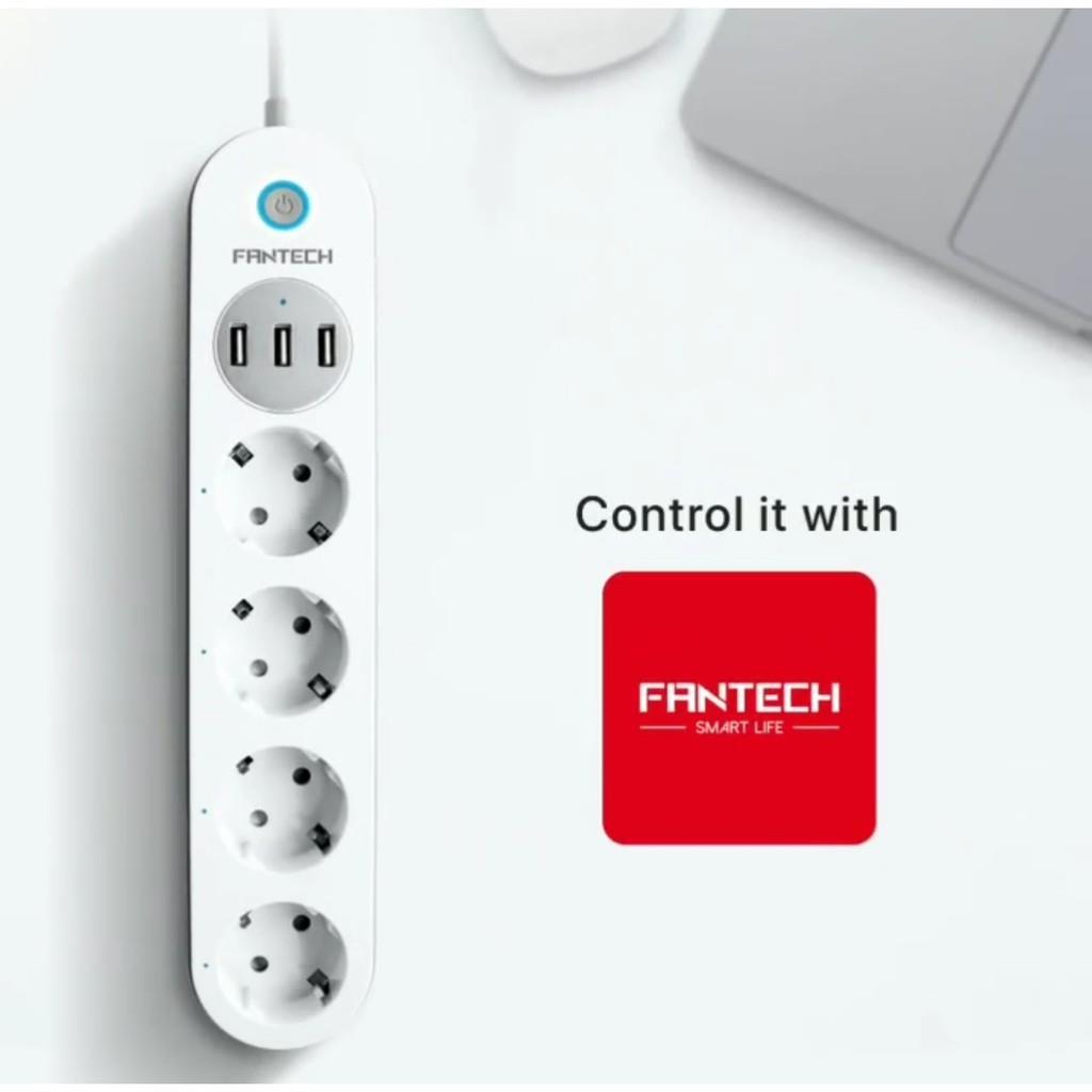 Jual FANTECH Extension Power Strip Stop Kontak WIFI - SPS0101 | Shopee Indonesia